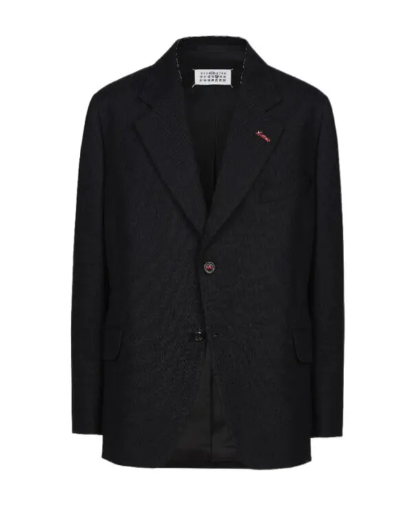MAISON MARGIELA Herringbone Single-breasted Blazer