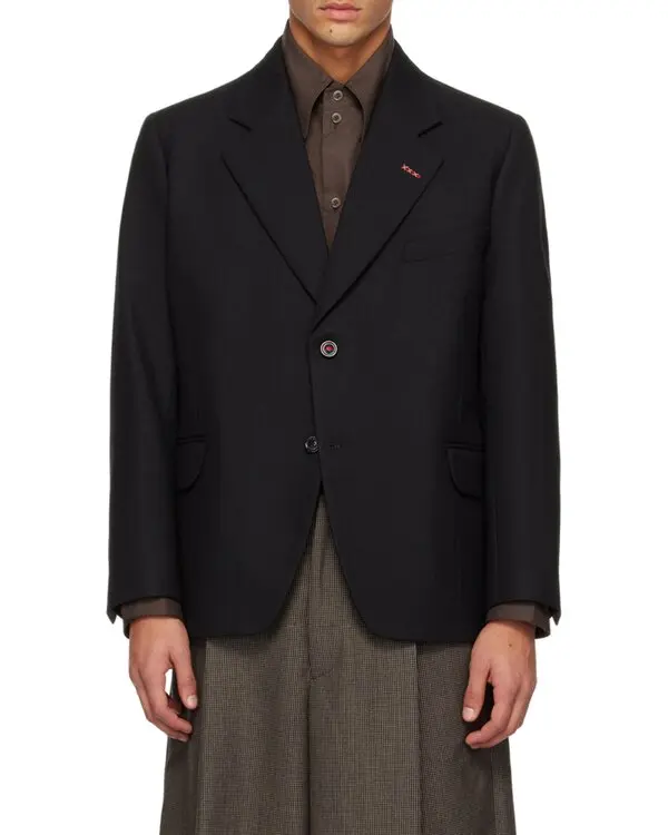 MAISON MARGIELA Herringbone Single-breasted Blazer