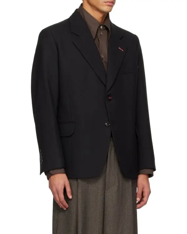 MAISON MARGIELA Herringbone Single-breasted Blazer
