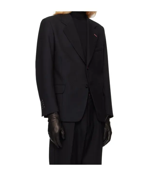 MAISON MARGIELA Herringbone Single-breasted Blazer