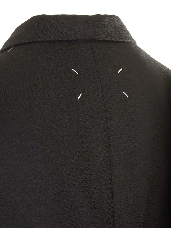 MAISON MARGIELA Herringbone Single-breasted Blazer