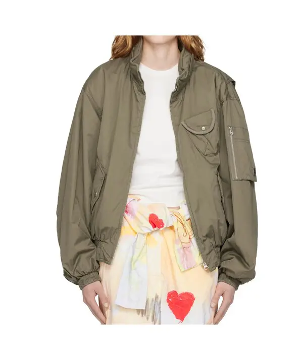 OPEN YY Cargo-style Bomber Jacket