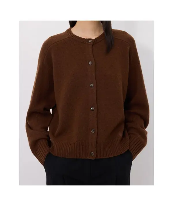 Loulou De Saison Wool And Cashmere Blend Button-up Cardigan - No