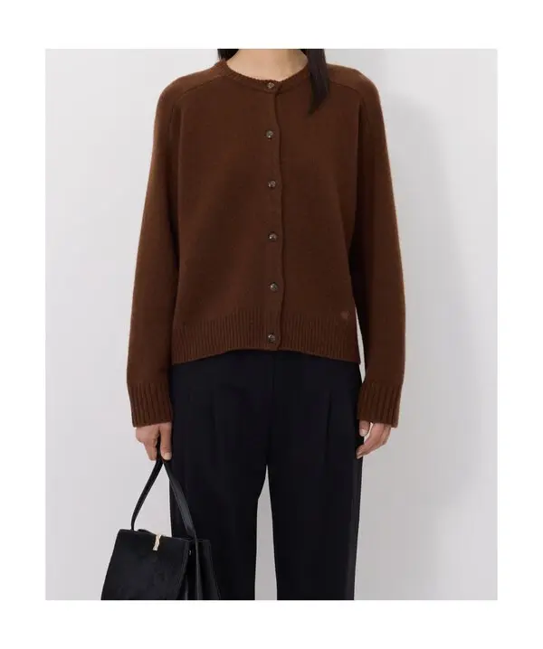Loulou De Saison Wool And Cashmere Blend Button-up Cardigan - No