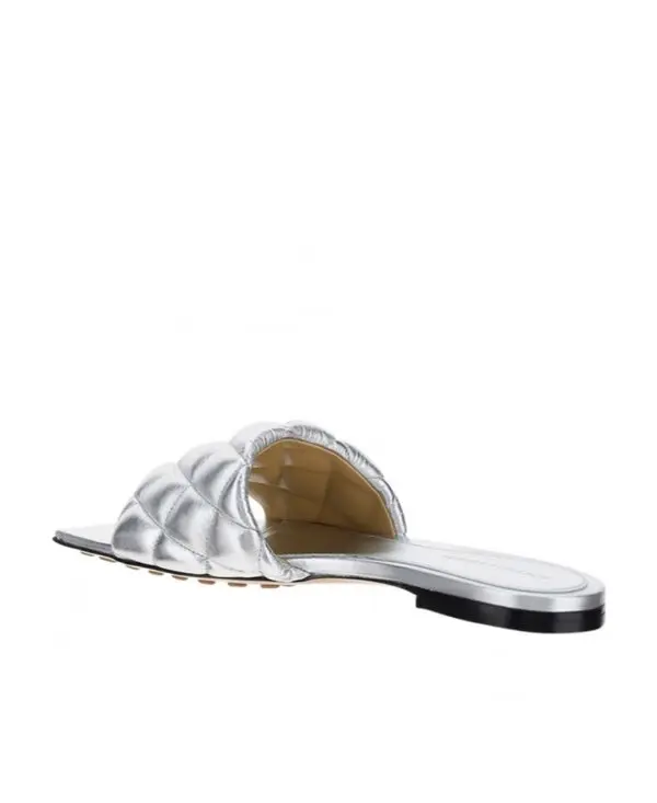 Bottega Veneta Padded Flat Sandals - White