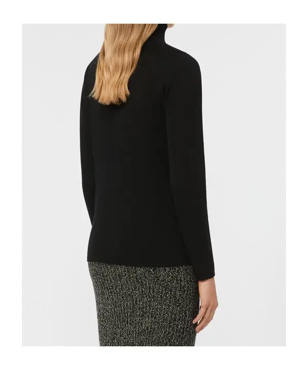 Max Mara Saluto Turtleneck Long-sleeved Jumper - Black