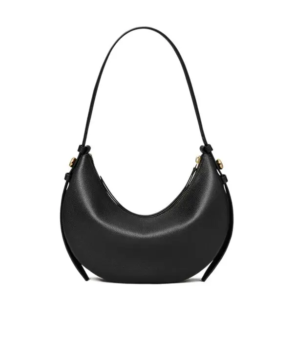Tory Burch Romy Half Moon Shoulder Bag - Black