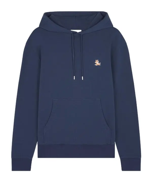 Maison Kitsuné Bold Fox Head Patch Drawstring Hoodie
