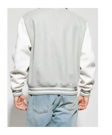Balmain Varsity Jacket With Snap Button Fastening