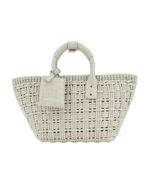Balenciaga Woven Raffia Handbag