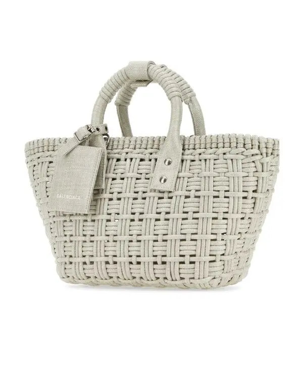 Balenciaga Woven Raffia Handbag