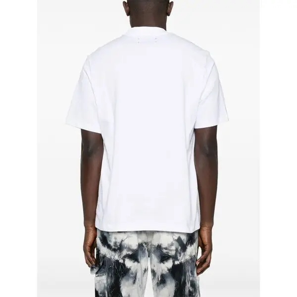 Amiri Logo Printed Crewneck T-shirt - White