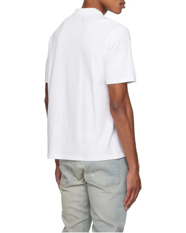 Amiri Logo Printed Crewneck T-shirt - White