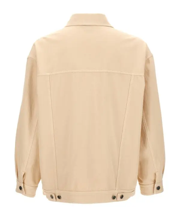 A.p.c. Elvis Buttoned Denim Jacket - Nude