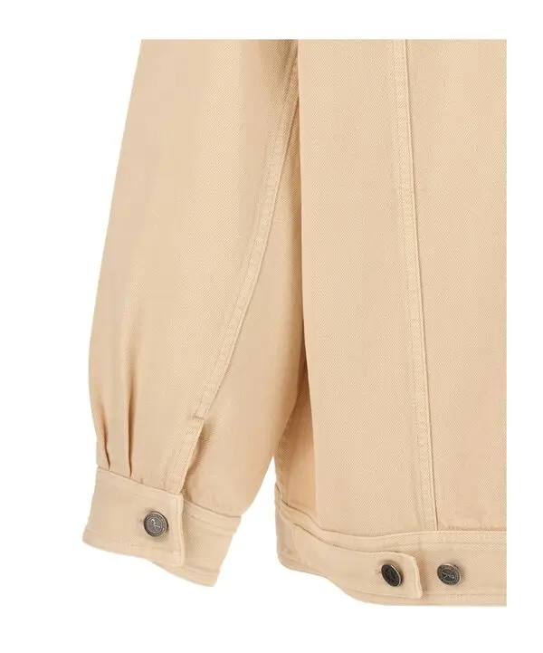 A.p.c. Elvis Buttoned Denim Jacket - Nude