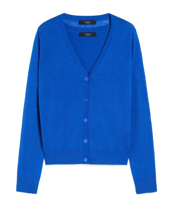 Max Mara V-neck Knitted Twin Set - Blue