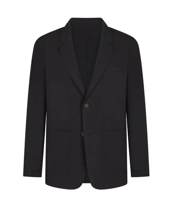 Emporio Armani Single Breasted Two Button Blazer - Blue
