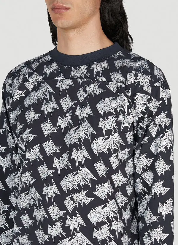 ERL Logo-print Straight Hem T-shirt - Gray