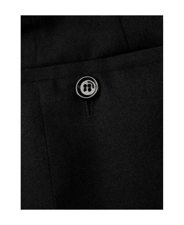 Prada Logo-plaque Cropped Tailored Trousers
