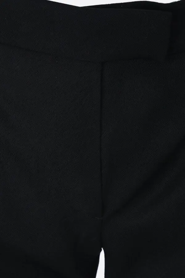 Prada Logo-plaque Cropped Tailored Trousers