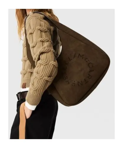 Stella McCartney Logo Hobo Shoulder Bag