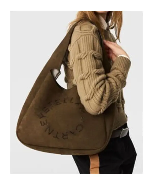 Stella McCartney Logo Hobo Shoulder Bag