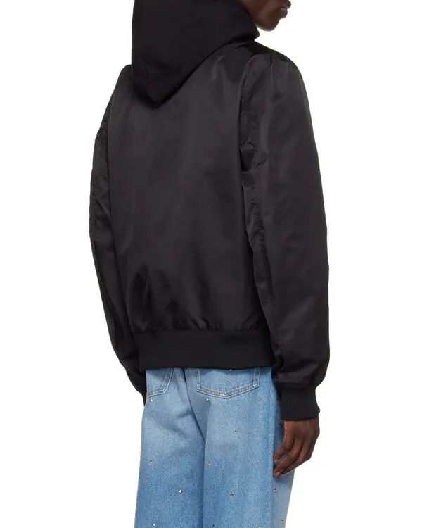 Valentino Garavani Studded Zip-up Bomber Jacket
