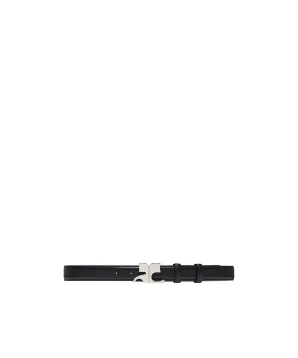 COURREGES Ac Plaque Buckle Belt - Black