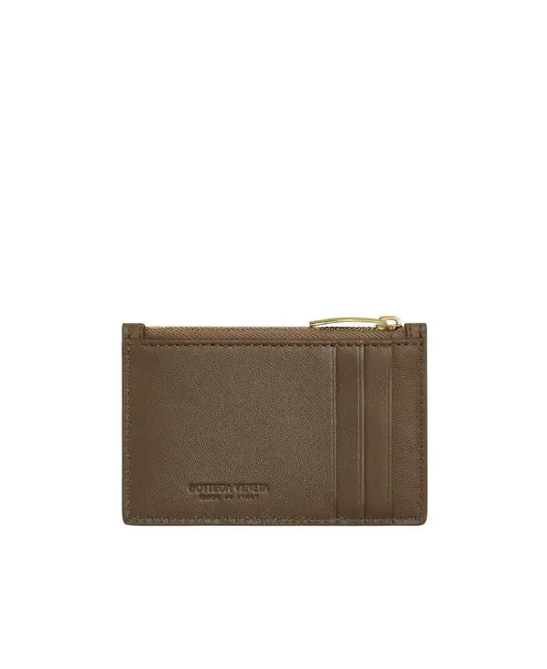 Bottega Veneta Card Zipper Card Bag - Green