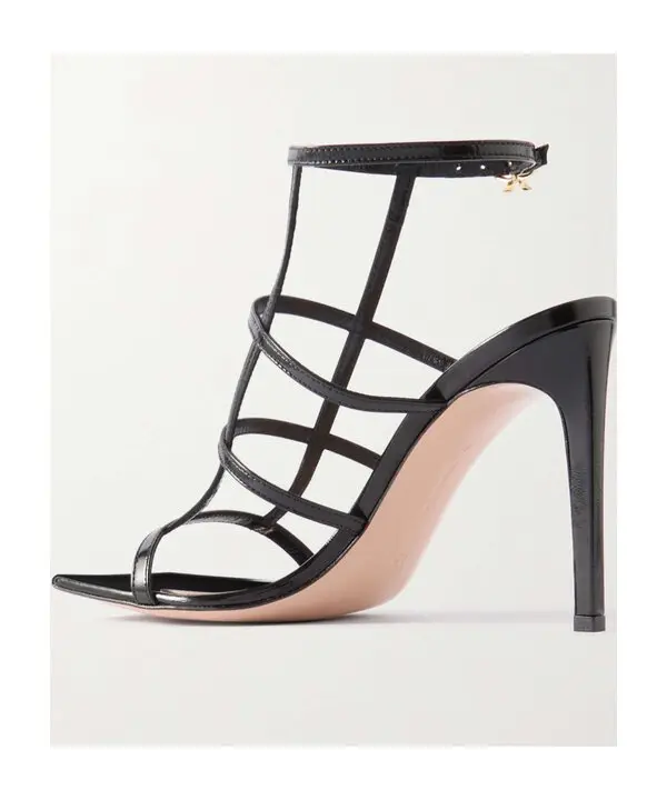 GIANVITO ROSSI Square-headed High-heeled Sandals