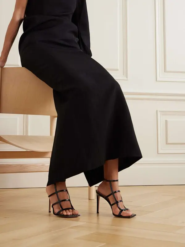 GIANVITO ROSSI Square-headed High-heeled Sandals