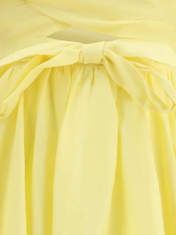 Zimmermann Awaken Midi Dress - Lemon Yellow
