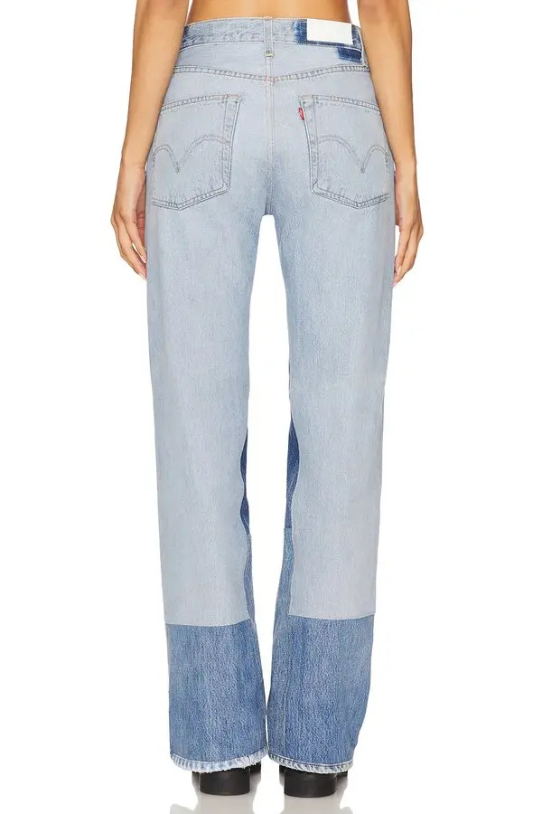 RE/DONE Paint-splatter Panelled Jeans