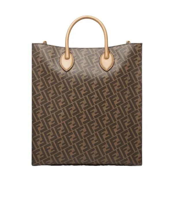 Fendi Ff Motif Vertical Tote Bag