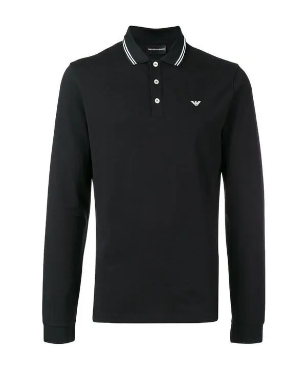 Emporio Armani Long-sleeved Polo Shirt