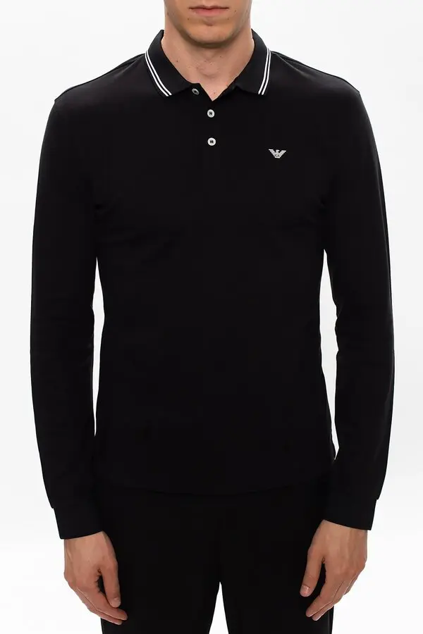 Emporio Armani Long-sleeved Polo Shirt