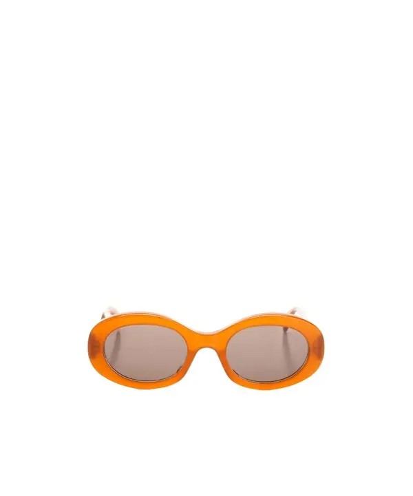 Celine Oval Full Frame Sunglasses - Nude