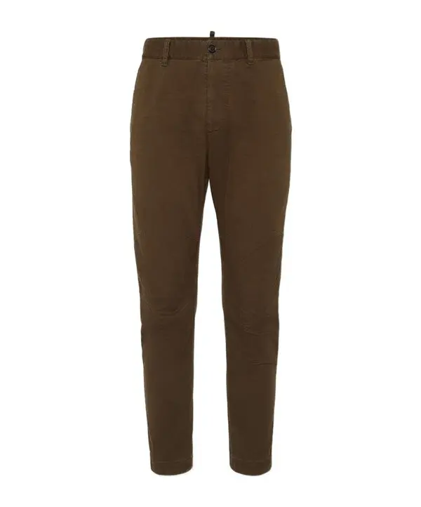 Dsquared2 D2 Sexy Tapered-leg Chino Pants - Beech Brown