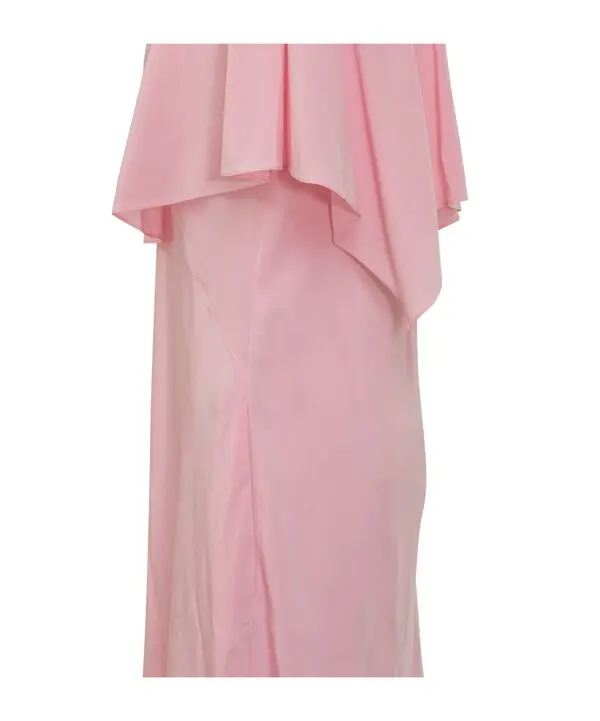 Stella McCartney Draped V-neck Midi Dress - Pink