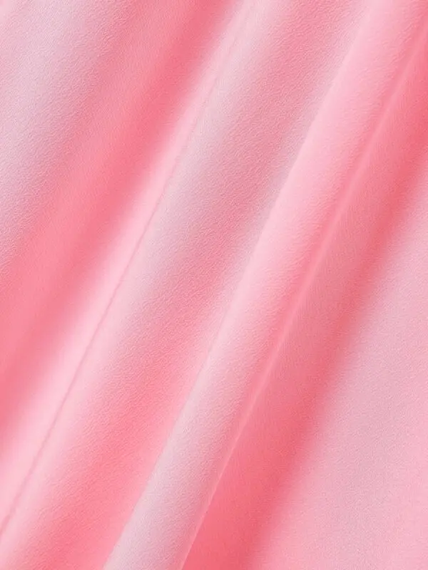 Stella McCartney Draped V-neck Midi Dress - Pink