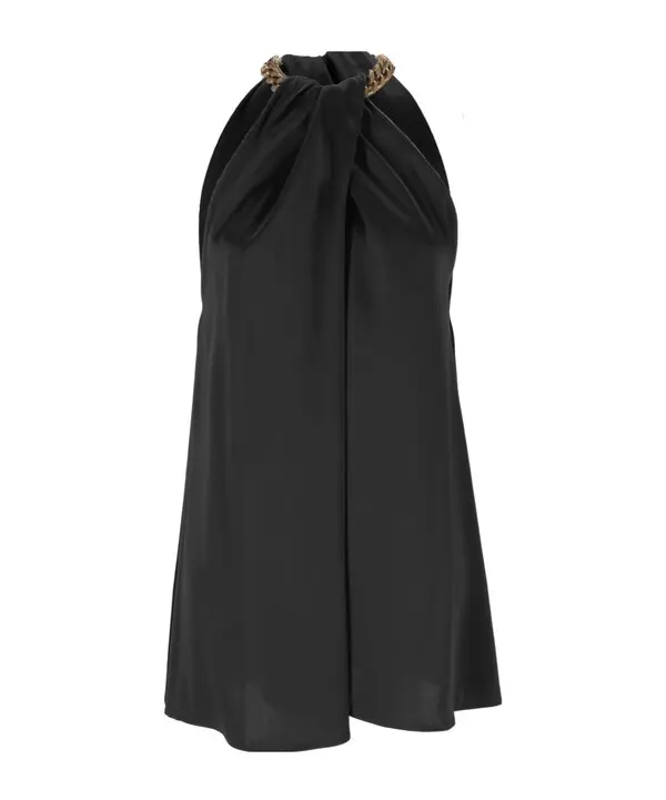 Stella McCartney Halterneck Chain Top - Black