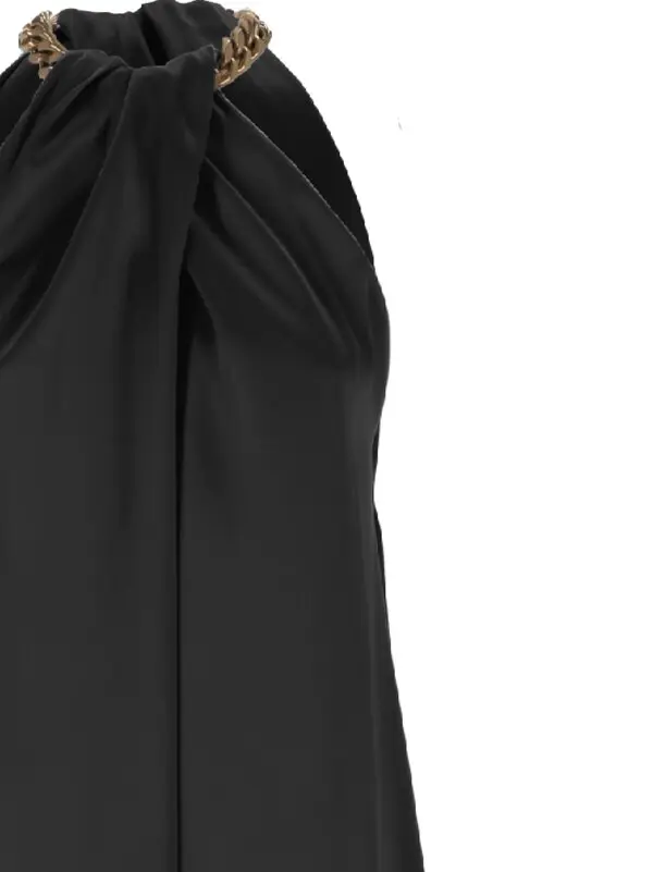 Stella McCartney Halterneck Chain Top - Black