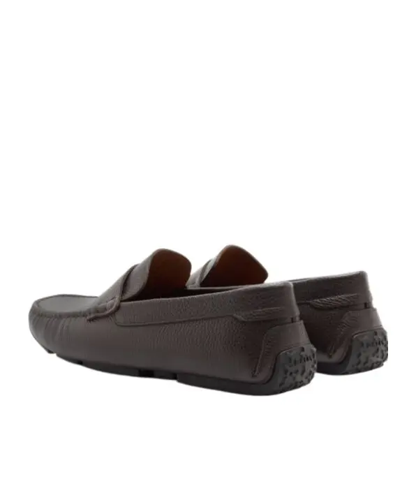Bally Logo Plaque Slip-on Loafers - Brown