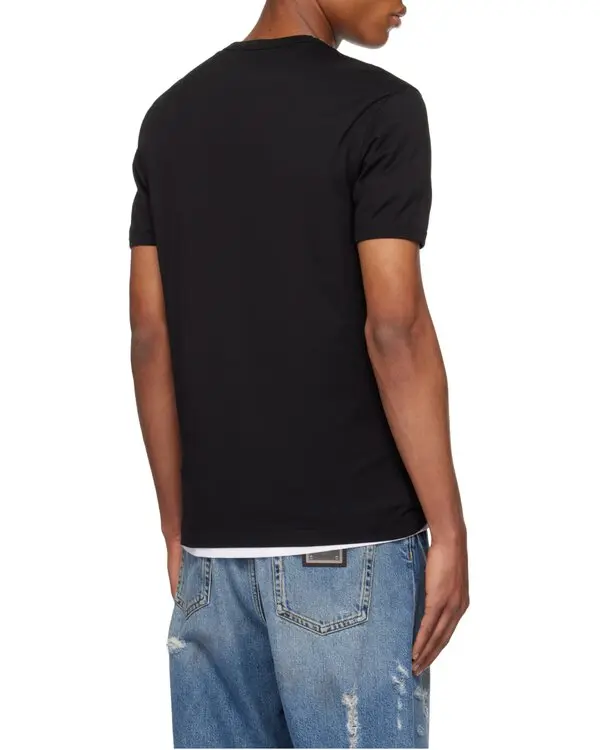 Dolce & Gabbana Dolce Gabbana Logo Patch Crewneck T-shirt