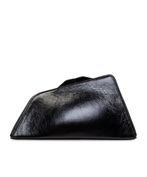 Attico The 8:30 Pm Clutch Bag - Black