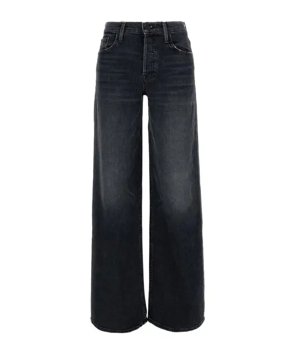 MOTHER Wide-leg Loose Jeans - Black