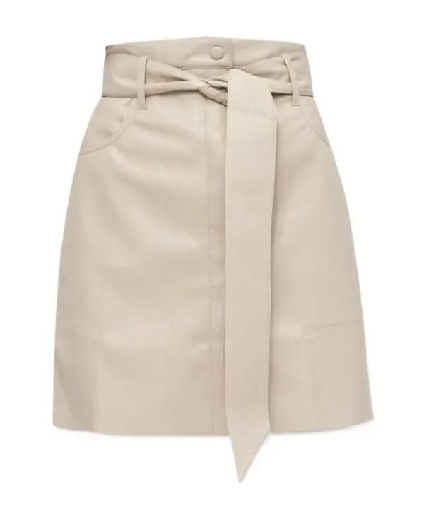 Nanushka Belted High-waist Mini Skirt - No