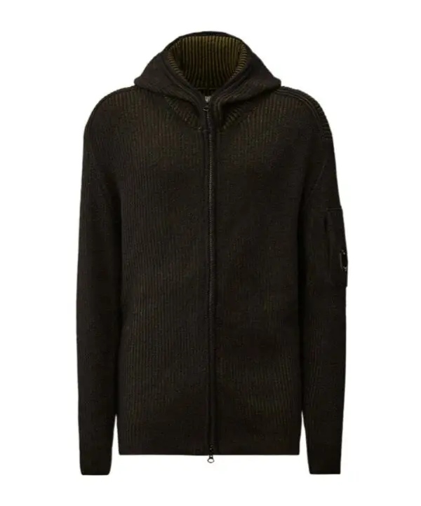 C.P. COMPANY Lens-detail Hoodie - Elmwood Green