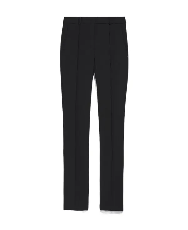 Sportmax Tailored Stretch Cotton Pants - Black