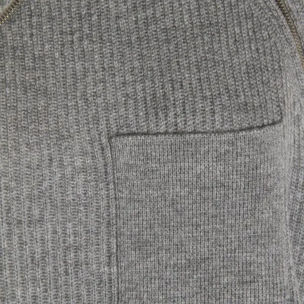 Sportmax Salpa Loose Fit Knitted Jumper With Zipper Detail